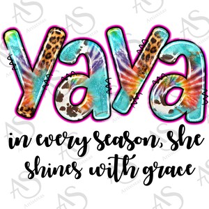 Yaya Png Sublimation Design Download, Mother's Day Png, Western Yaya ...
