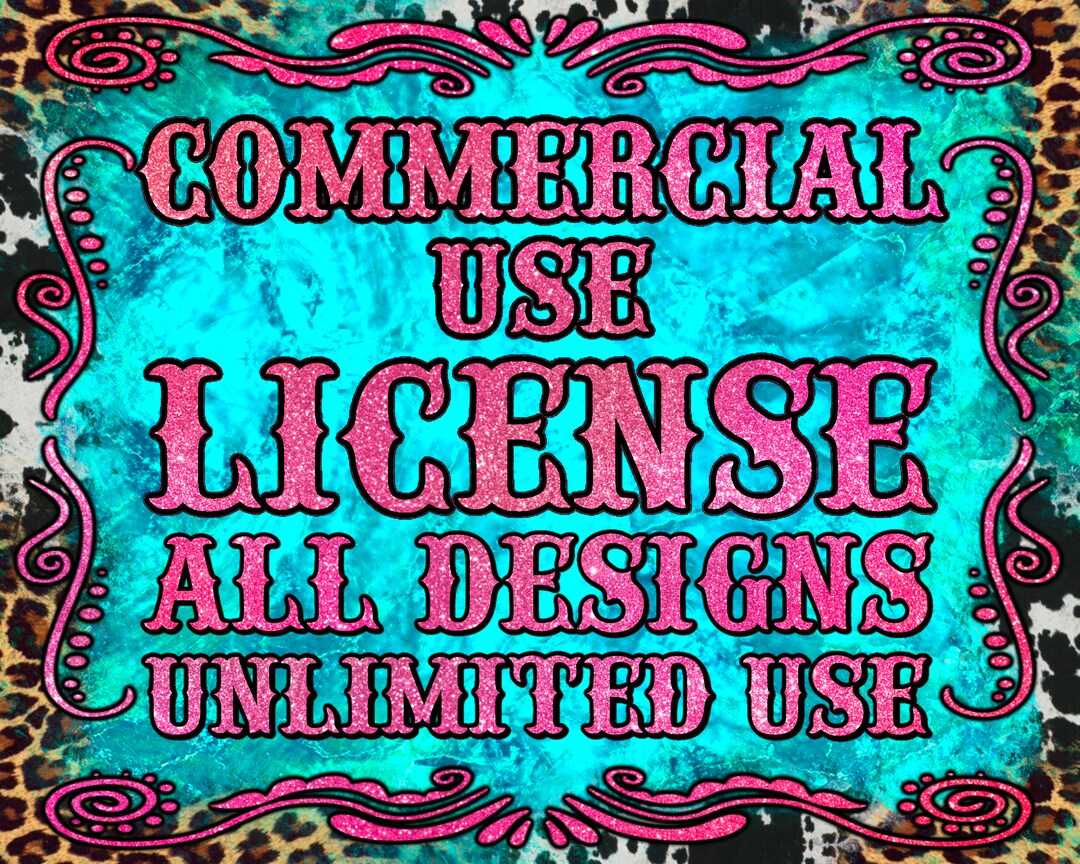 Commercial Use License for Small Businesses and Physical Products / All ...