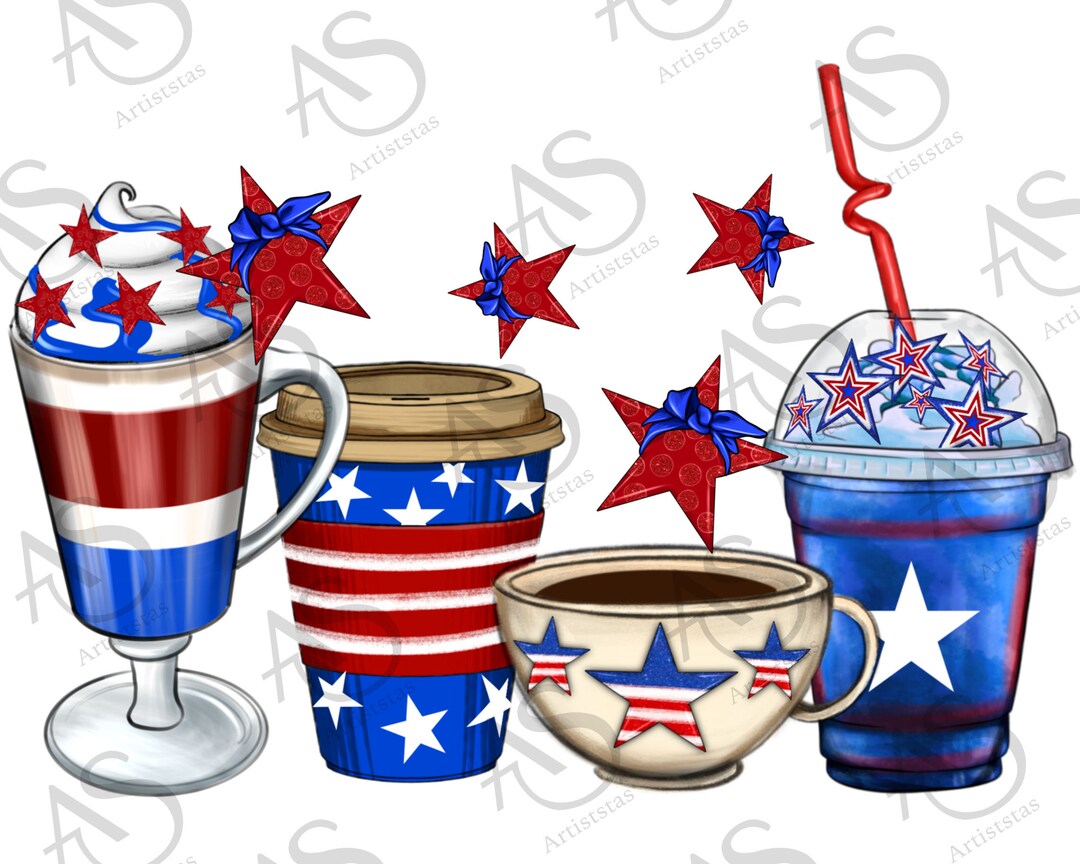 American Flag Coffee Cups Png Sublimation Design Coffee Cups - Etsy
