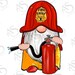 Firefighter Gnome Png, Hand Drawn Firefighter Gnome Png, Gnome Png ...
