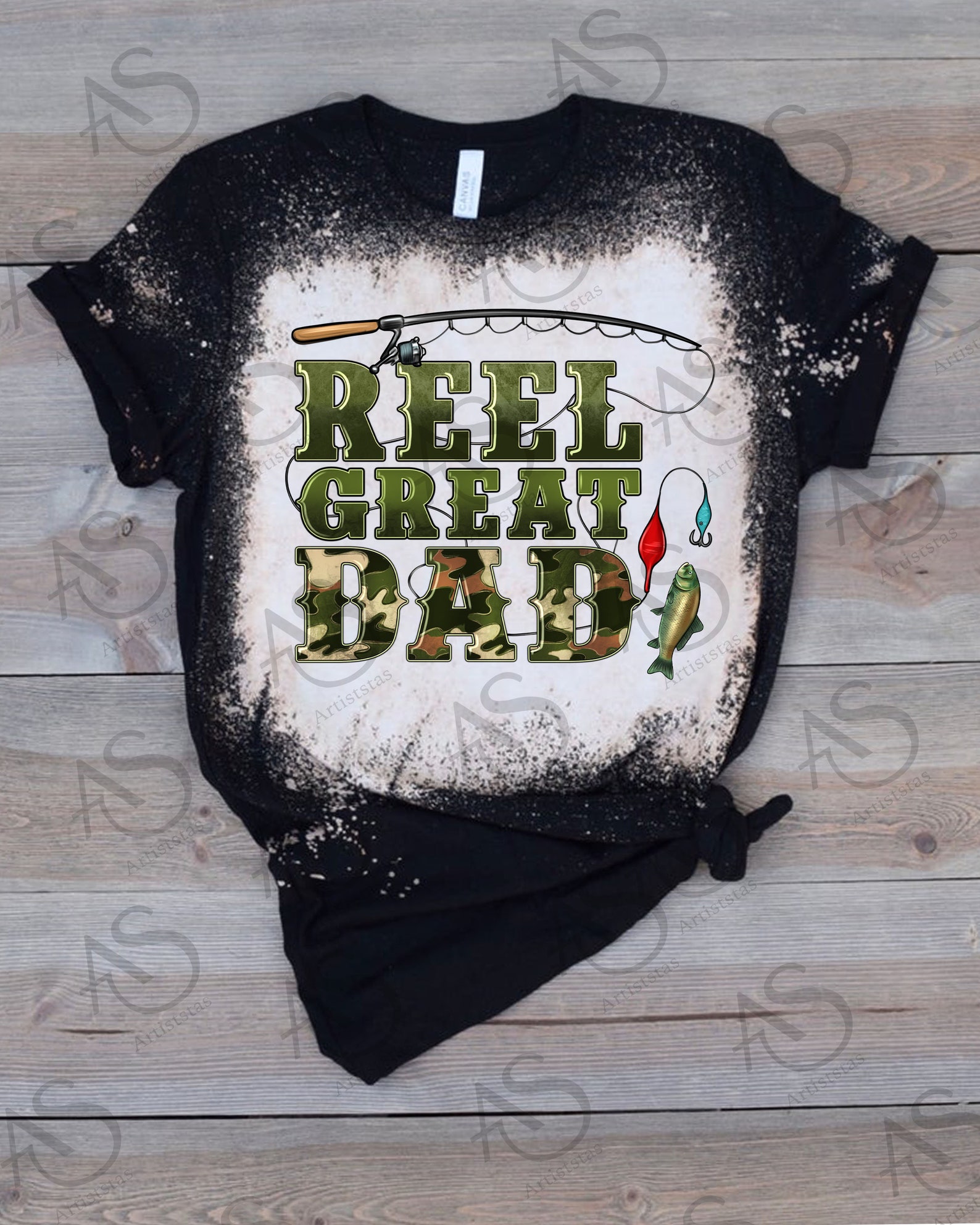 Western Reel Great Dad Png Fishing Dad Png Father's Day - Etsy