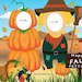 Fall Photobooth, Face in Hole BOARD Cutout. TILED Digital File to Print ...