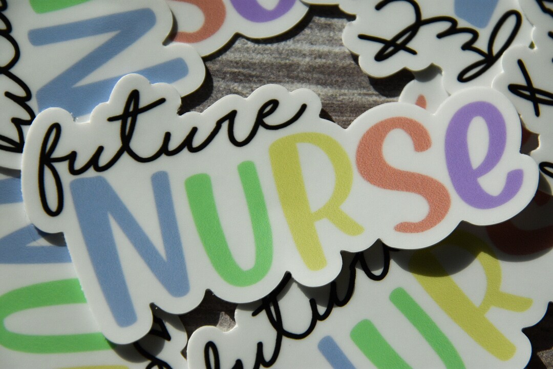 Future Nurse Sticker | Rainbow | Intern | College | University ...