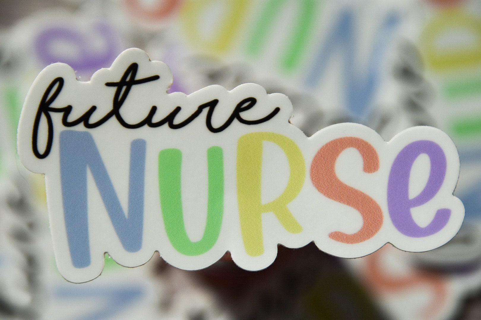 Future Nurse Sticker | Rainbow | Intern | College | University ...