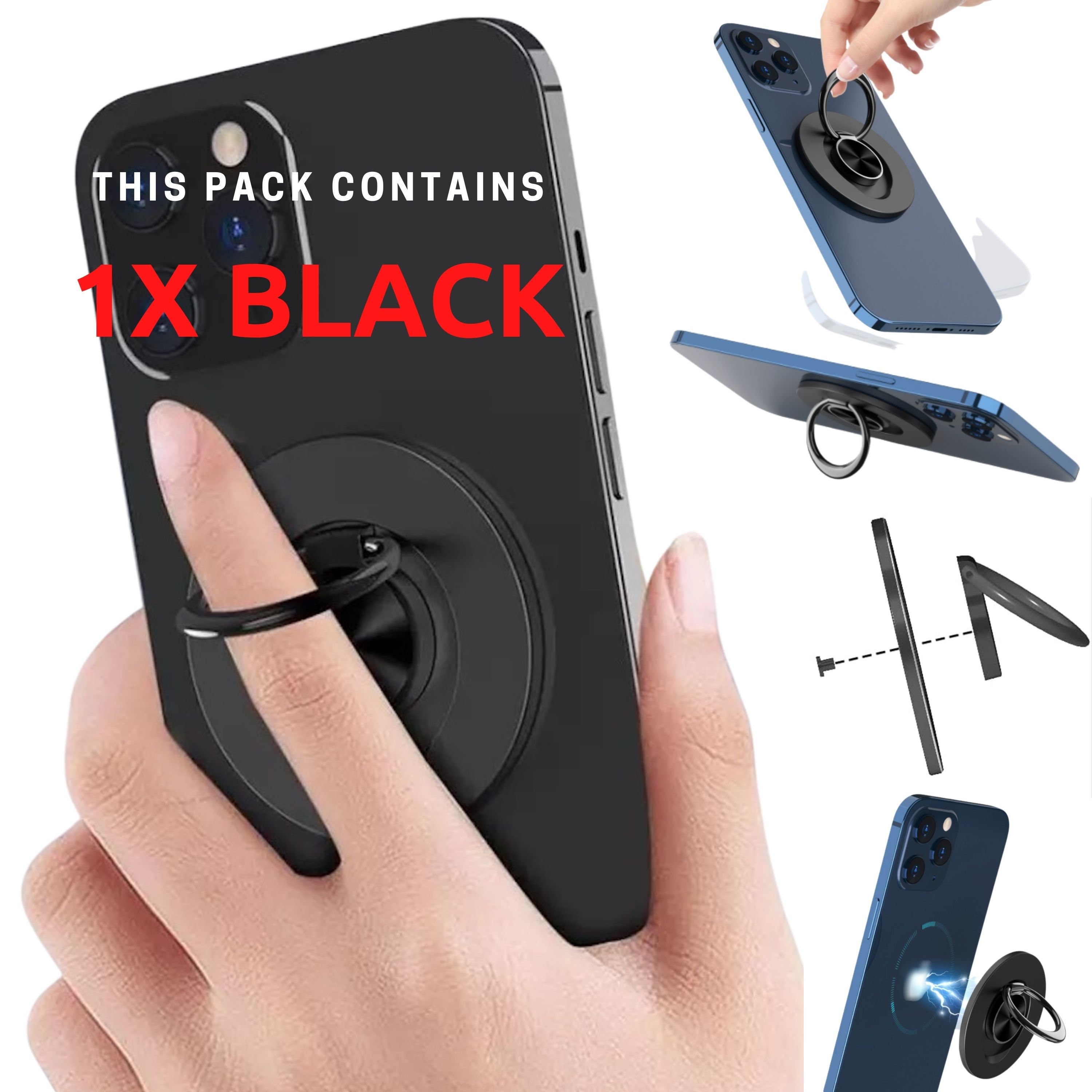 Magsafe iPhone 12 Grip Ring Holder for iPhone 14 13 12 Mini Pro Max ...