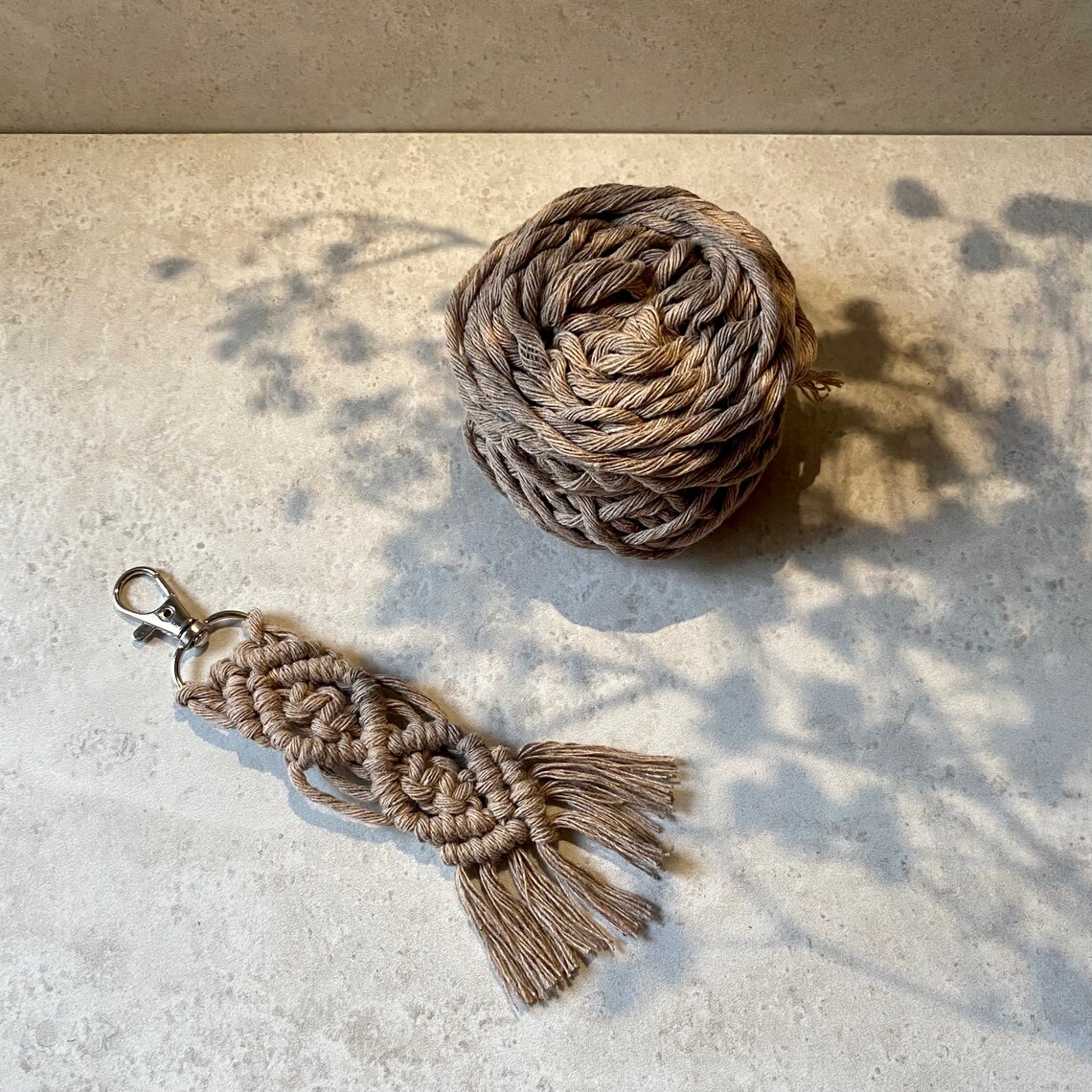 Dainty Macrame Keychain Keyring Boho-chic Key Accessory - Etsy