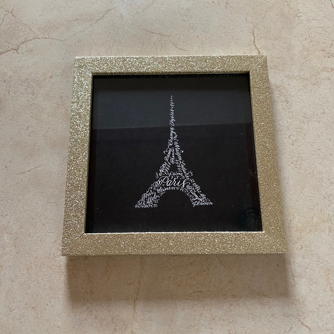 Eiffel Tower Calligraphy Art - Etsy