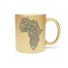 Africa Metallic Mug, Africa Gift, Africa Gold or Silver Mug, Love of ...