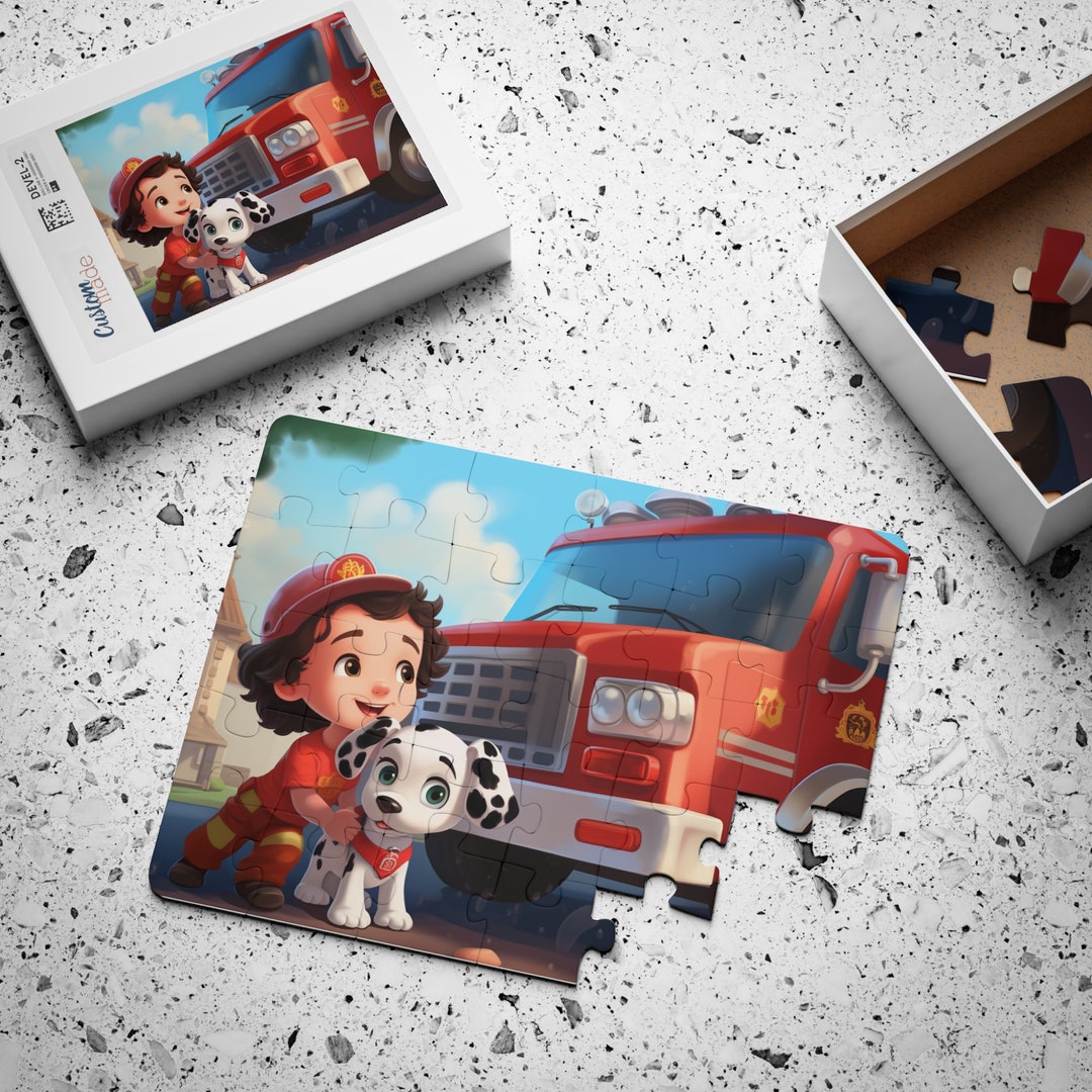 Little Engineers: the Fire Truck Dog Assembly Puzzle Challenge ...