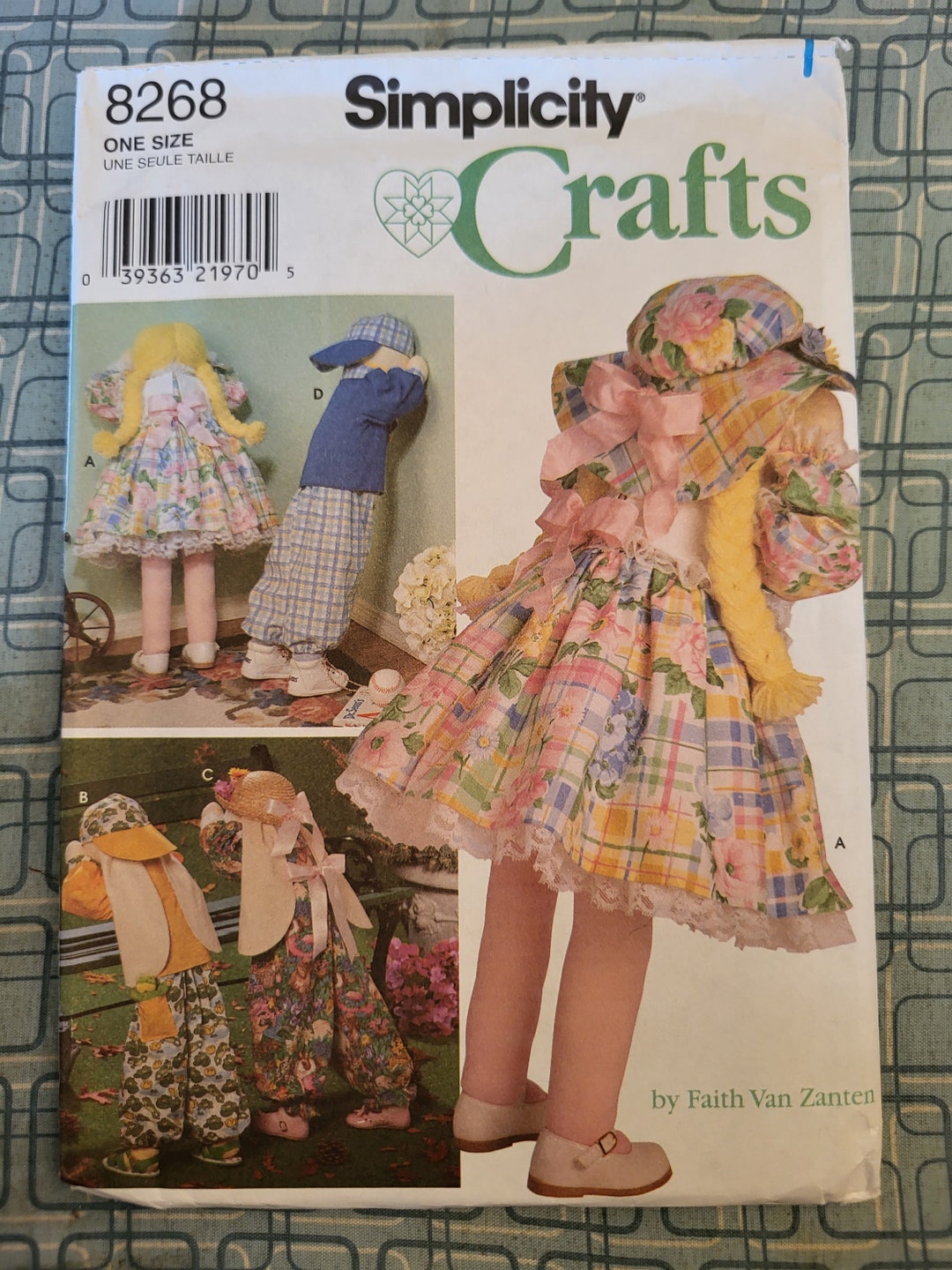 Simplicity 8268 30 Doll, Bunny and Clothes - Etsy