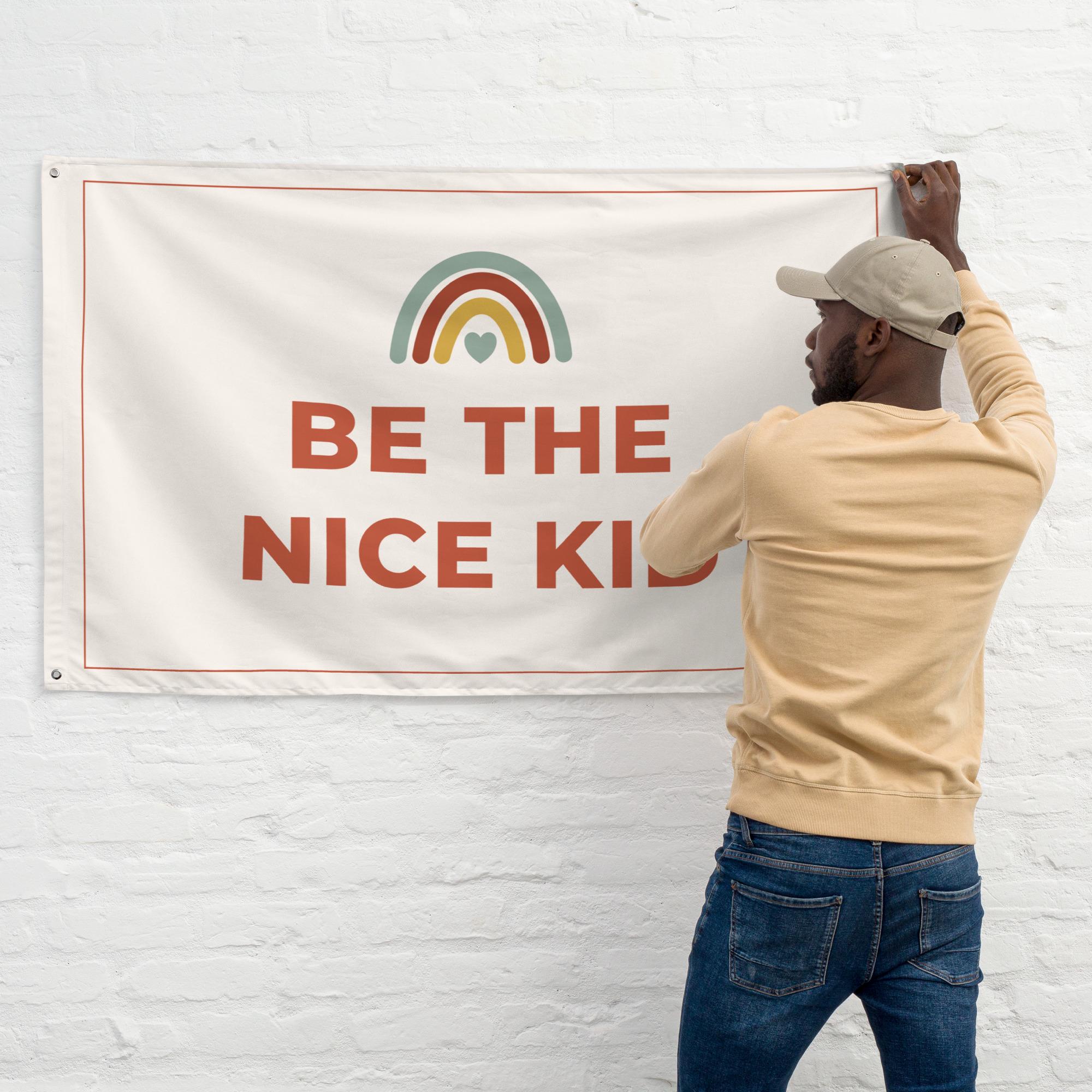 Be the Nice Kid Classroom Banner | Back to School Teacher Banner | Boho ...