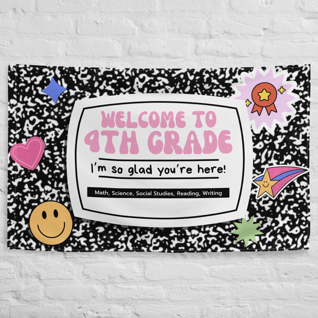 Welcome to 4th Grade Tapestry, Composition Theme Banner, Classroom Flag ...