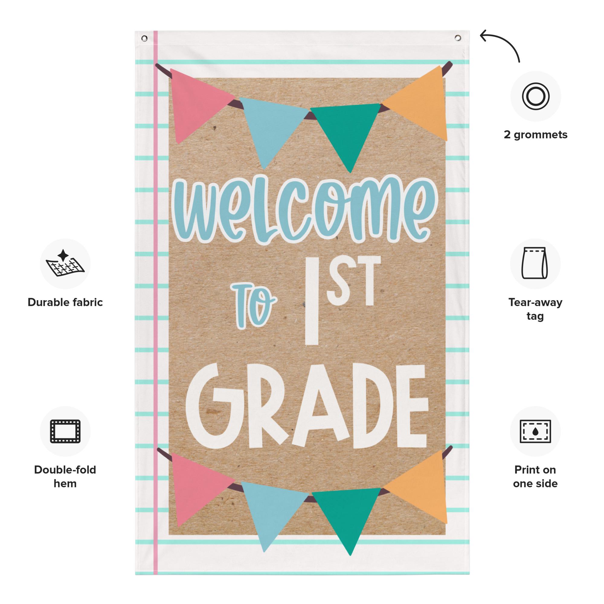 Custom Grade Level Banner, Personalized Classroom Decor, Back to School ...