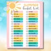 Editable Summer Kids Bucket List Printable, Editable Summer Bucket List ...