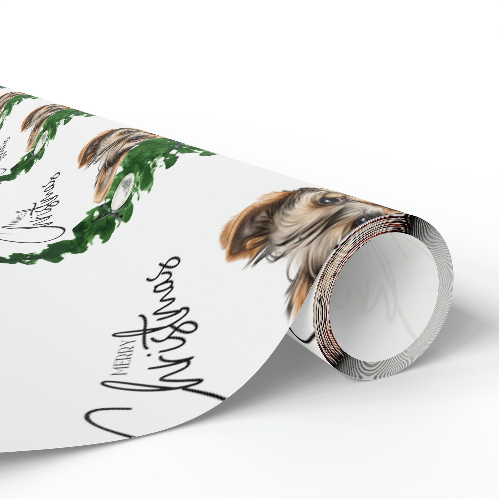 Yorkshire Terrier Christmas Wrapping Paper, Perfect for Yorkie Lovers ...