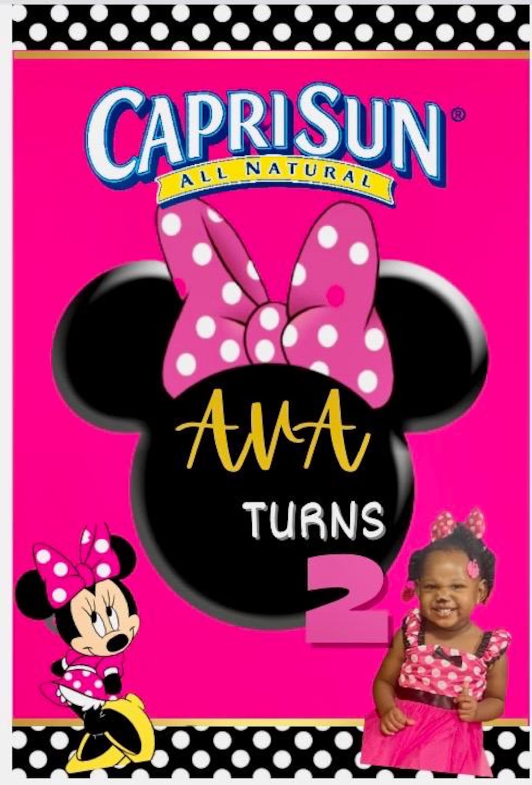 Custom Caprisun Labels - Digital Download - Etsy