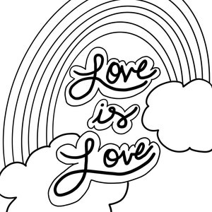 10 Pride Coloring Pages - Etsy