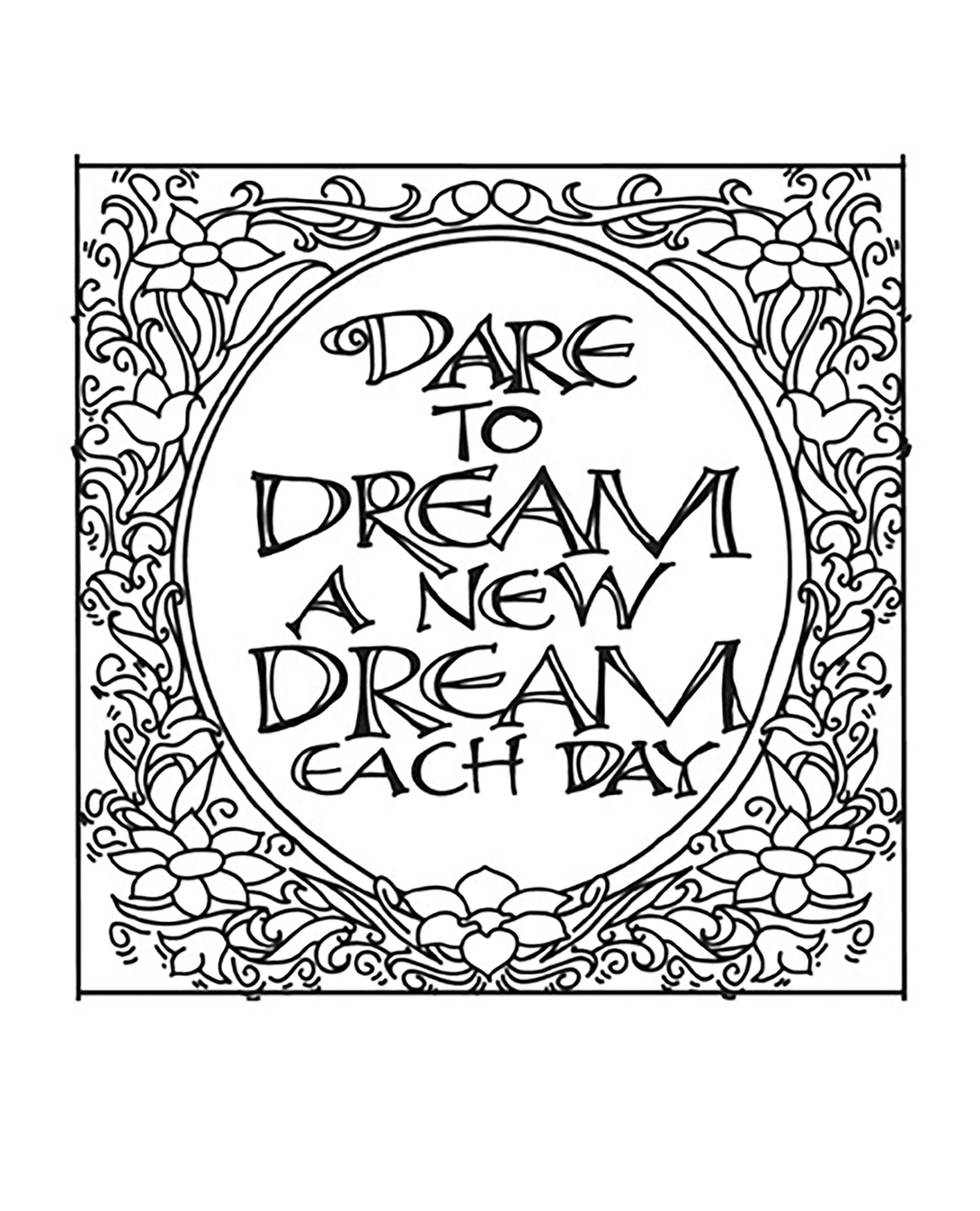 Inspirational Coloring Pages - Etsy