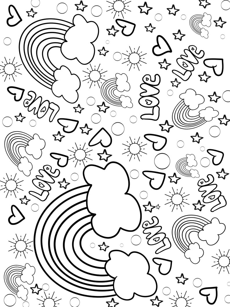 10 Pride Coloring Pages - Etsy