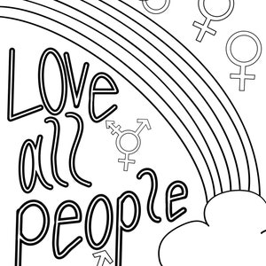 10 Pride Coloring Pages - Etsy