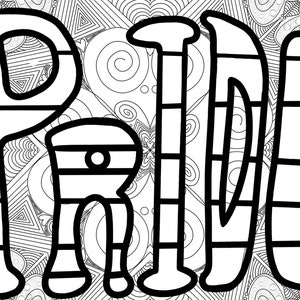 10 Pride Coloring Pages - Etsy
