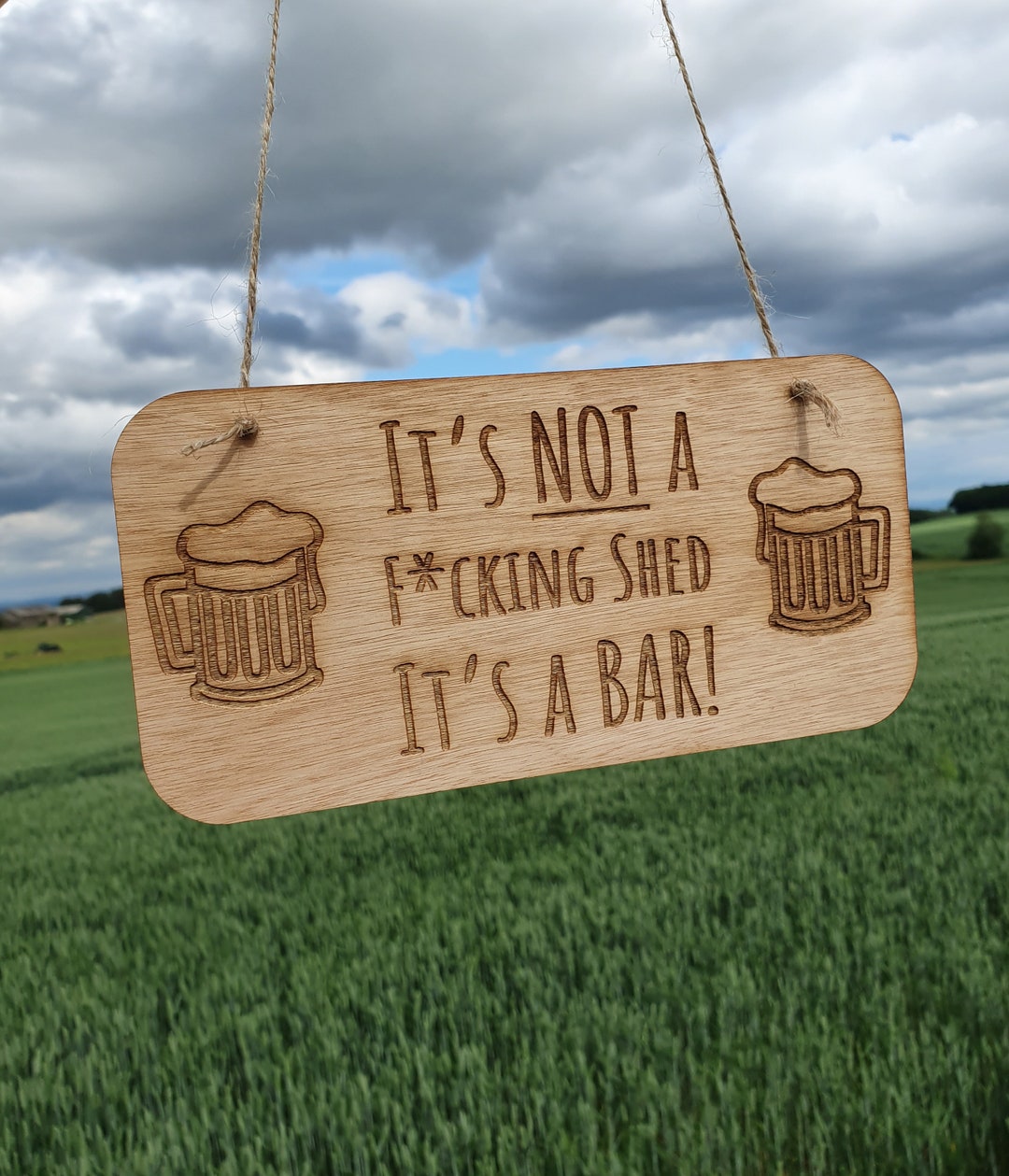 Its Not a Shed, It's a Bar! Wooden Bar Sign Perfect for Fathers Day ...