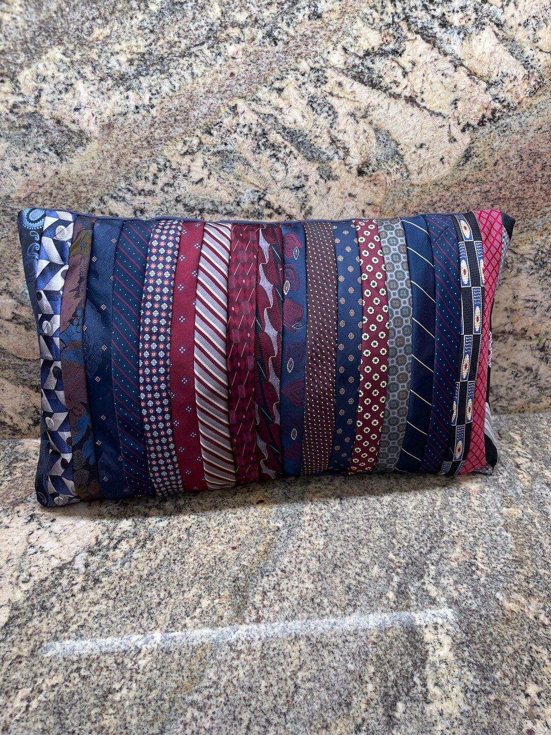 Memory Pillow Made With Your Loved Ones Neck Ties - Etsy