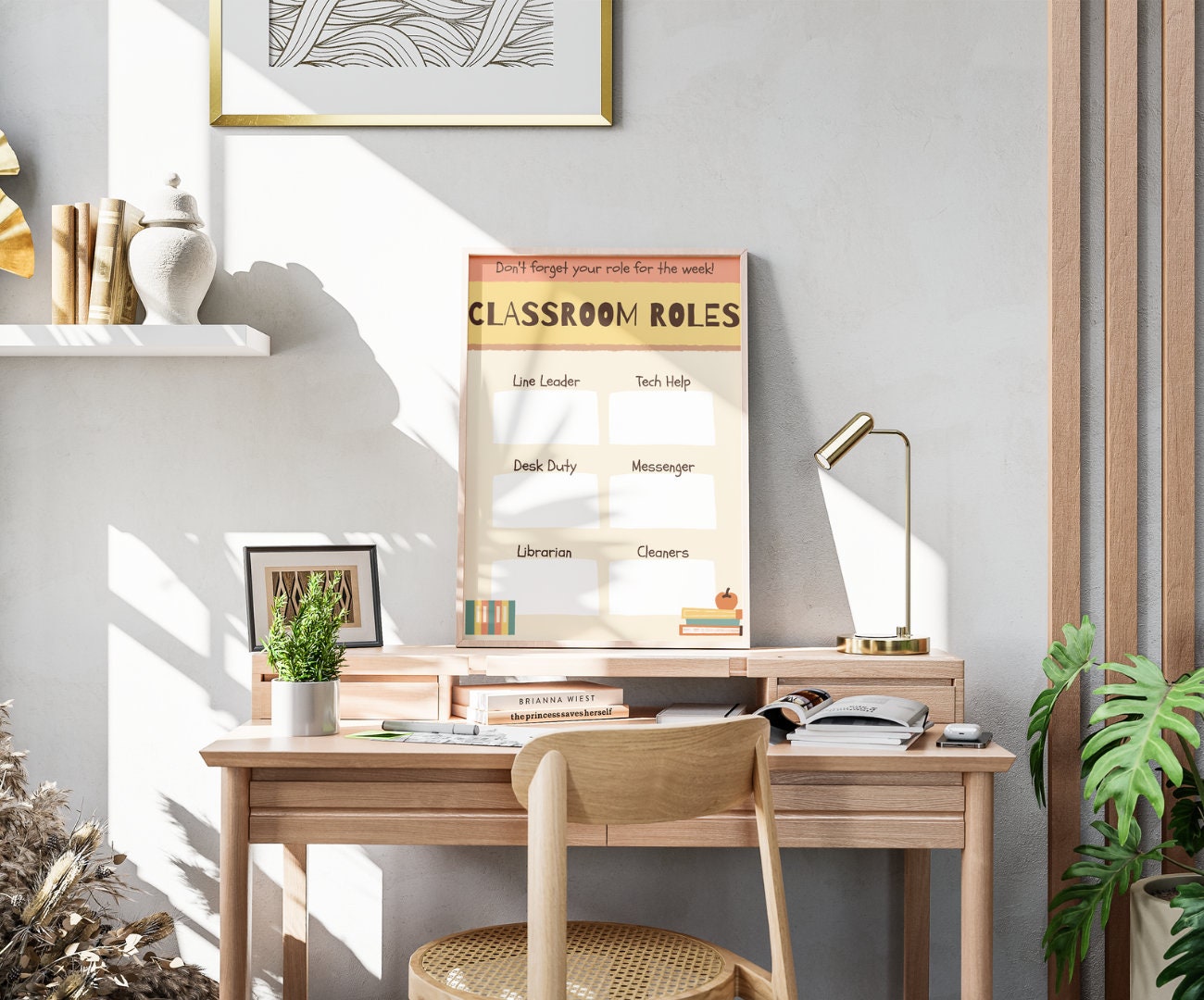 Classroom Roles Poster Digital Download Classroom Wall Art Roles for ...