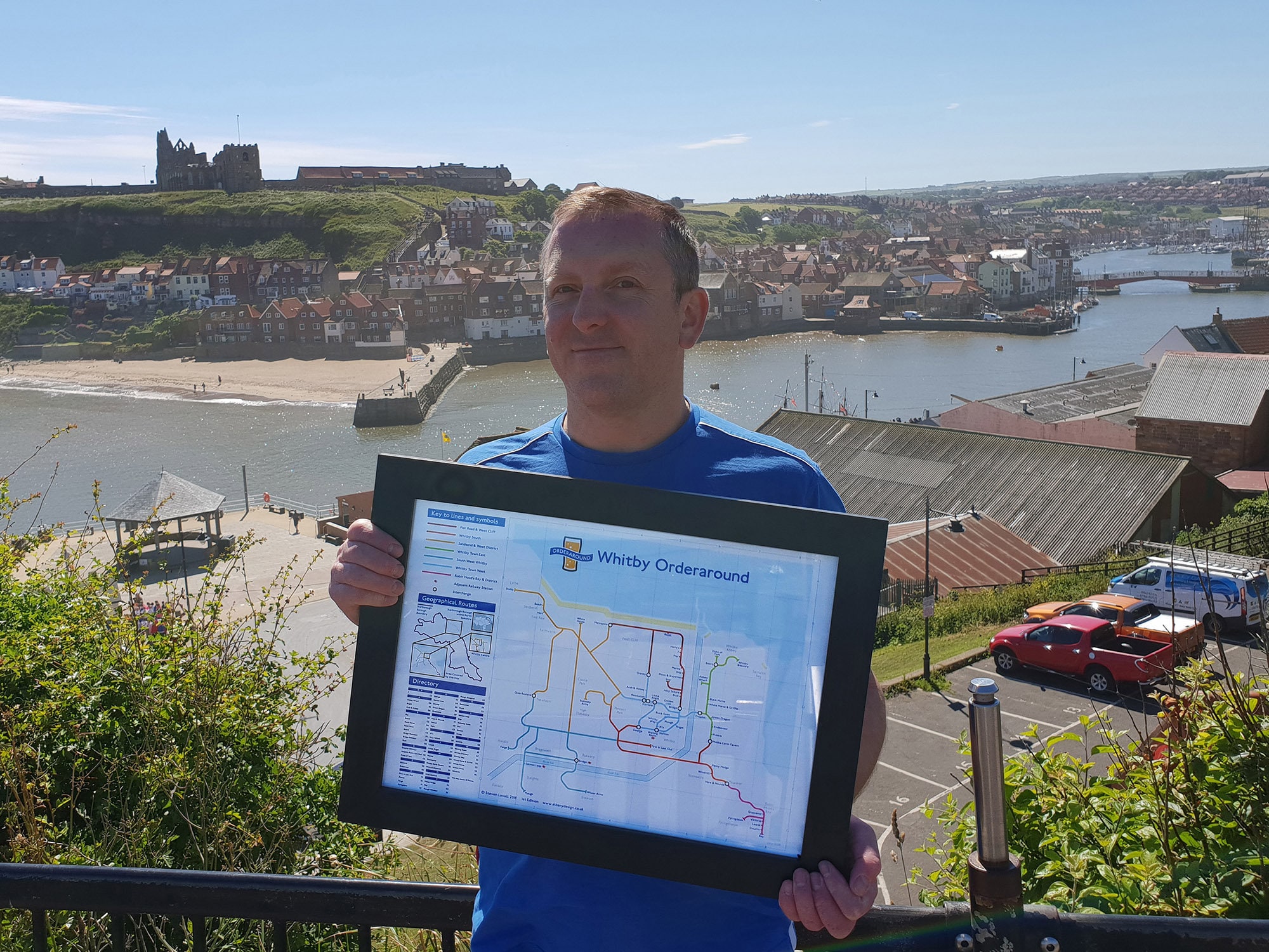 Whitby Orderaround A3 Pub Map Poster - Etsy