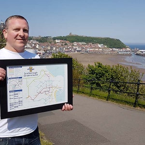 Scarborough Orderaround A3 Pub Map Poster - Etsy