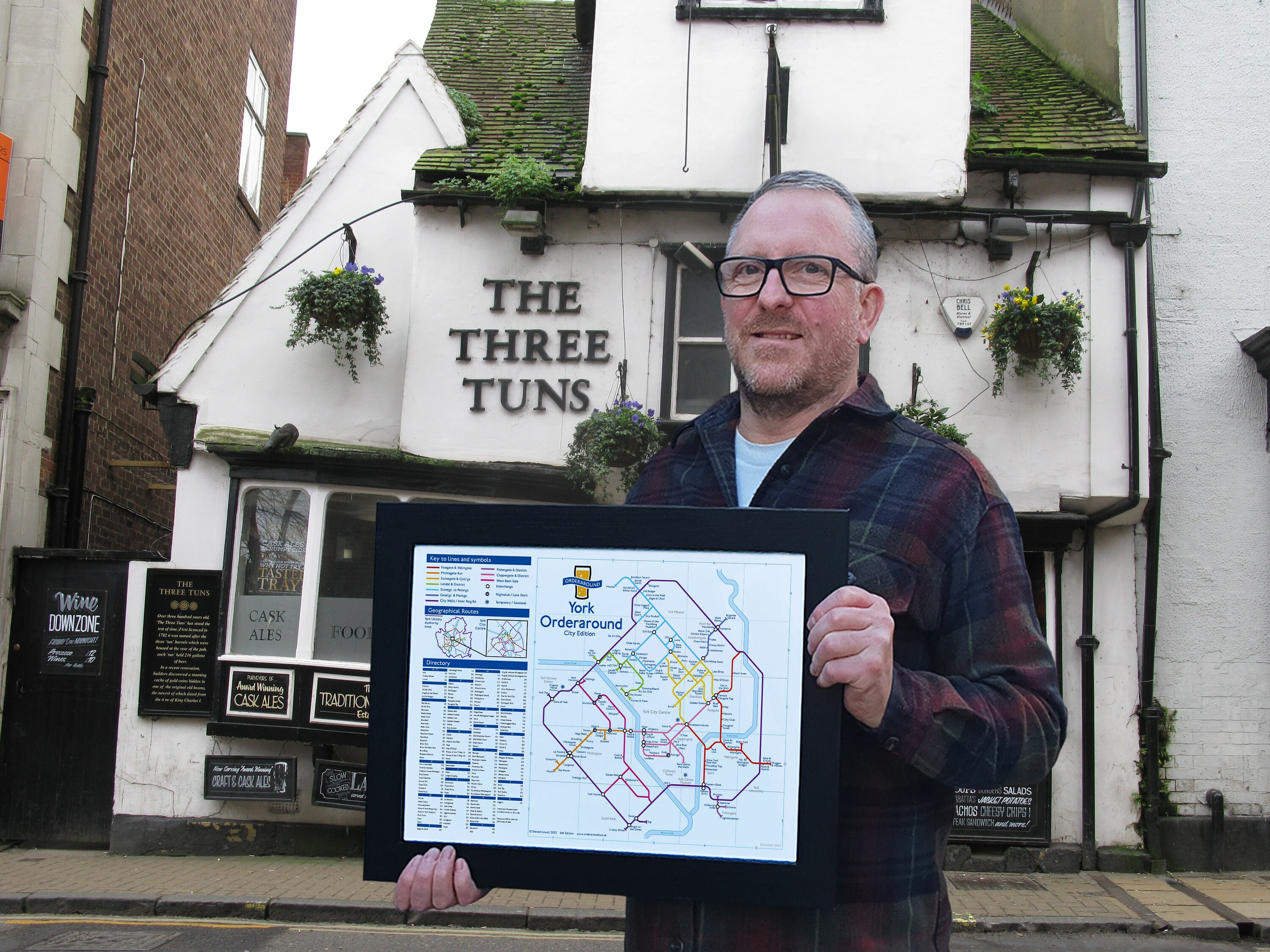 York City Orderaround A3 Pub Map Poster - Etsy
