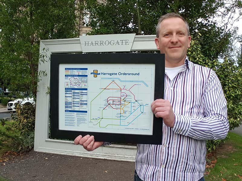 Harrogate Orderaround A3 Pub Map Poster - Etsy