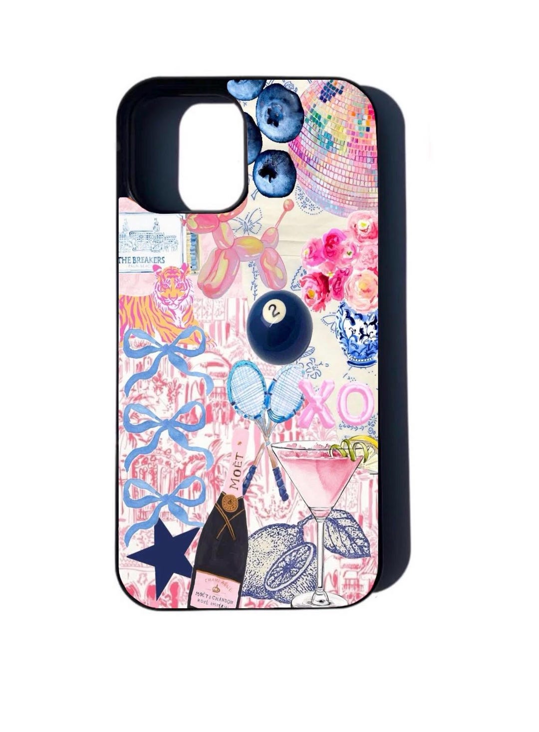 PREPPY COLLAGE CASE - Etsy