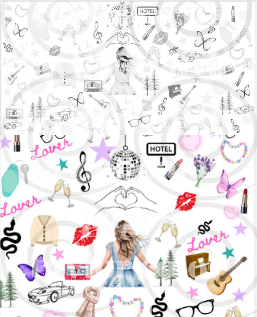 Swifty Coloring Paper Roll - Etsy