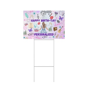 Swifty Party Sign Personalized - Etsy