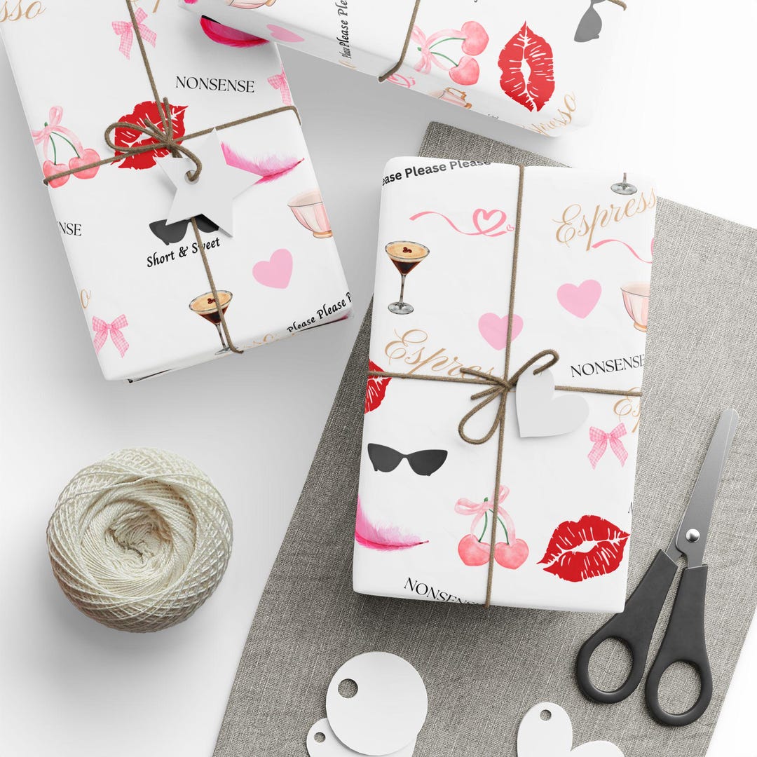Sabrina Carpenter Wrapping Paper Merch - Etsy