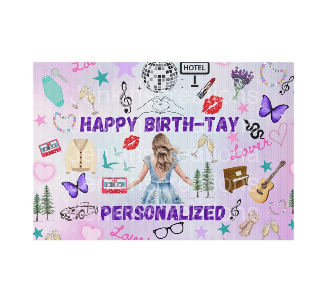 Swifty Party Sign Personalized - Etsy