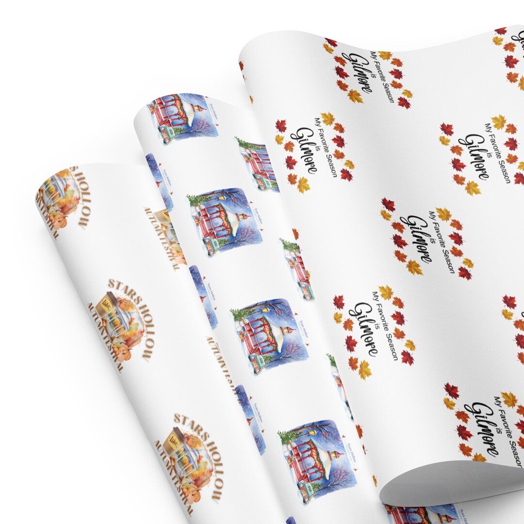 Gilmore Girls Stars Hollow Wrapping Paper Sheets - Etsy
