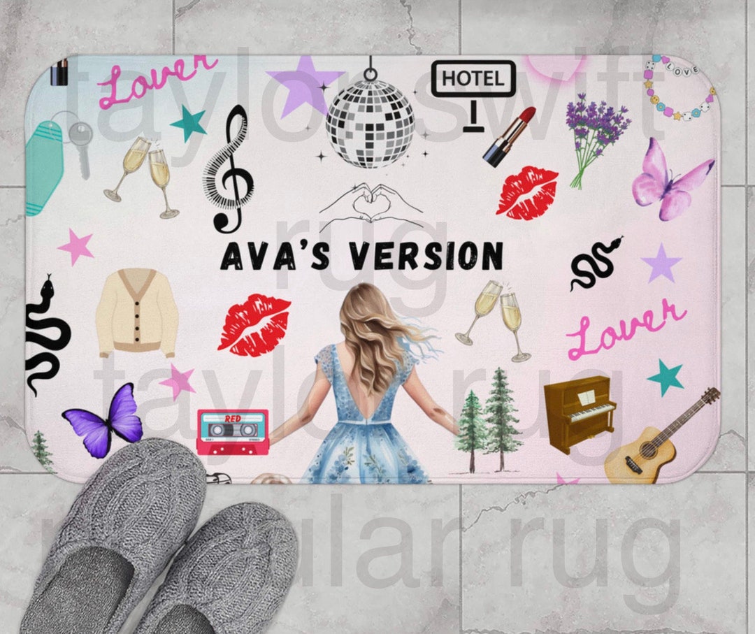 Personalized Taylor Swift Bath Mat - Etsy