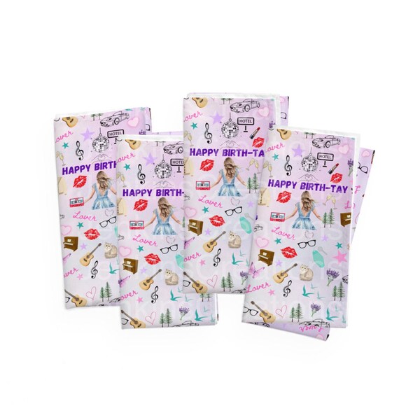 Birthday Napkins - Etsy