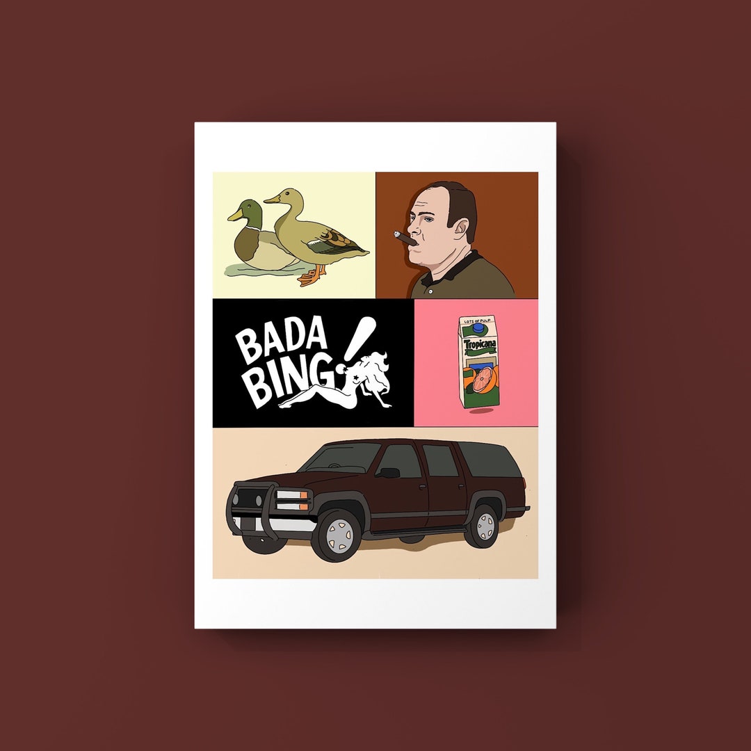 The Sopranos Hand-drawn Art Print - Etsy