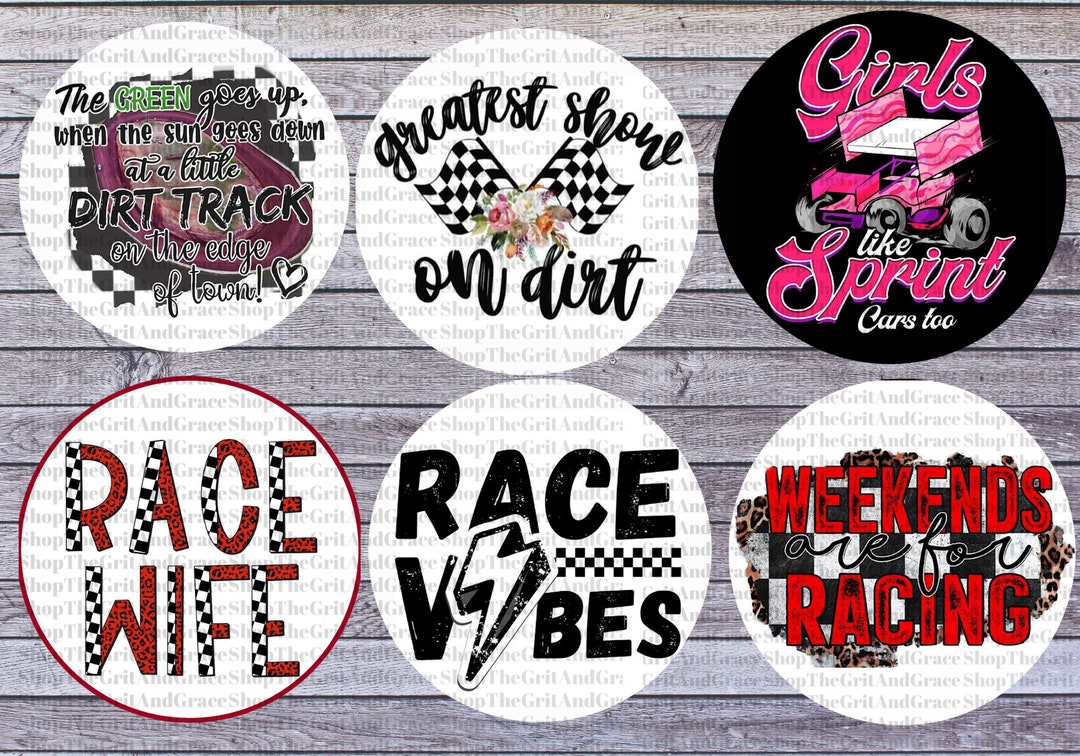 Racing Dirt Track Cardstock for Car Freshies - Etsy