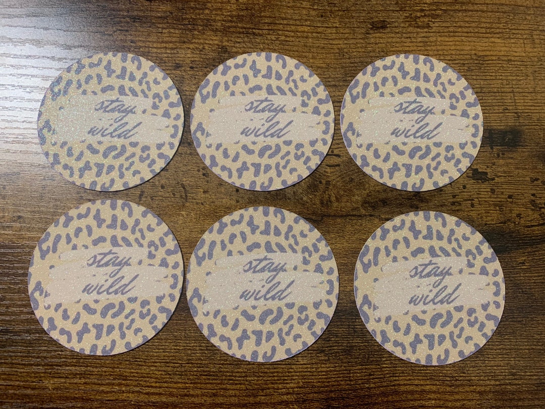 Stay Wild Leopard Cardstock for Car Freshies - Etsy