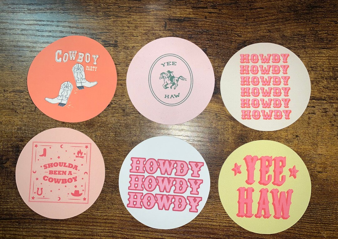 Punchy Country Western Grab Bag Cardstock for Car Freshies - Etsy