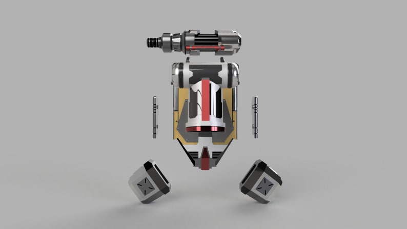 Shae Vizla Inspired Mandalorian Jetpack STL FILES - Etsy