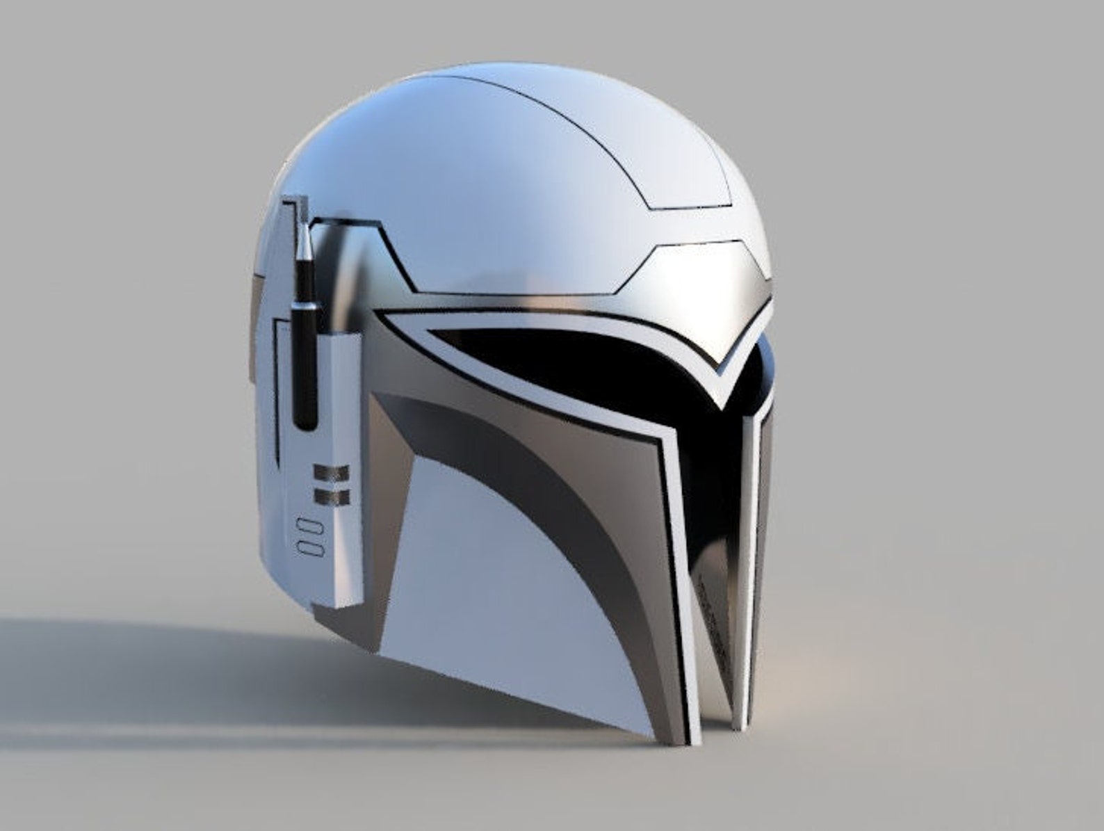 Mandalorian "elite" Female Helmet 3D Printable Helmet Concept - Etsy