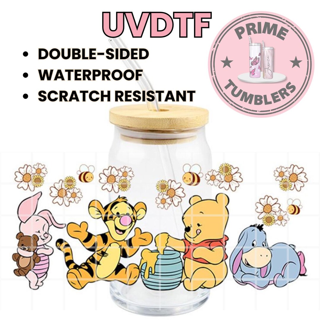 Baby Winnie the Pooh Bear UVDTF Cup Wrap - Etsy