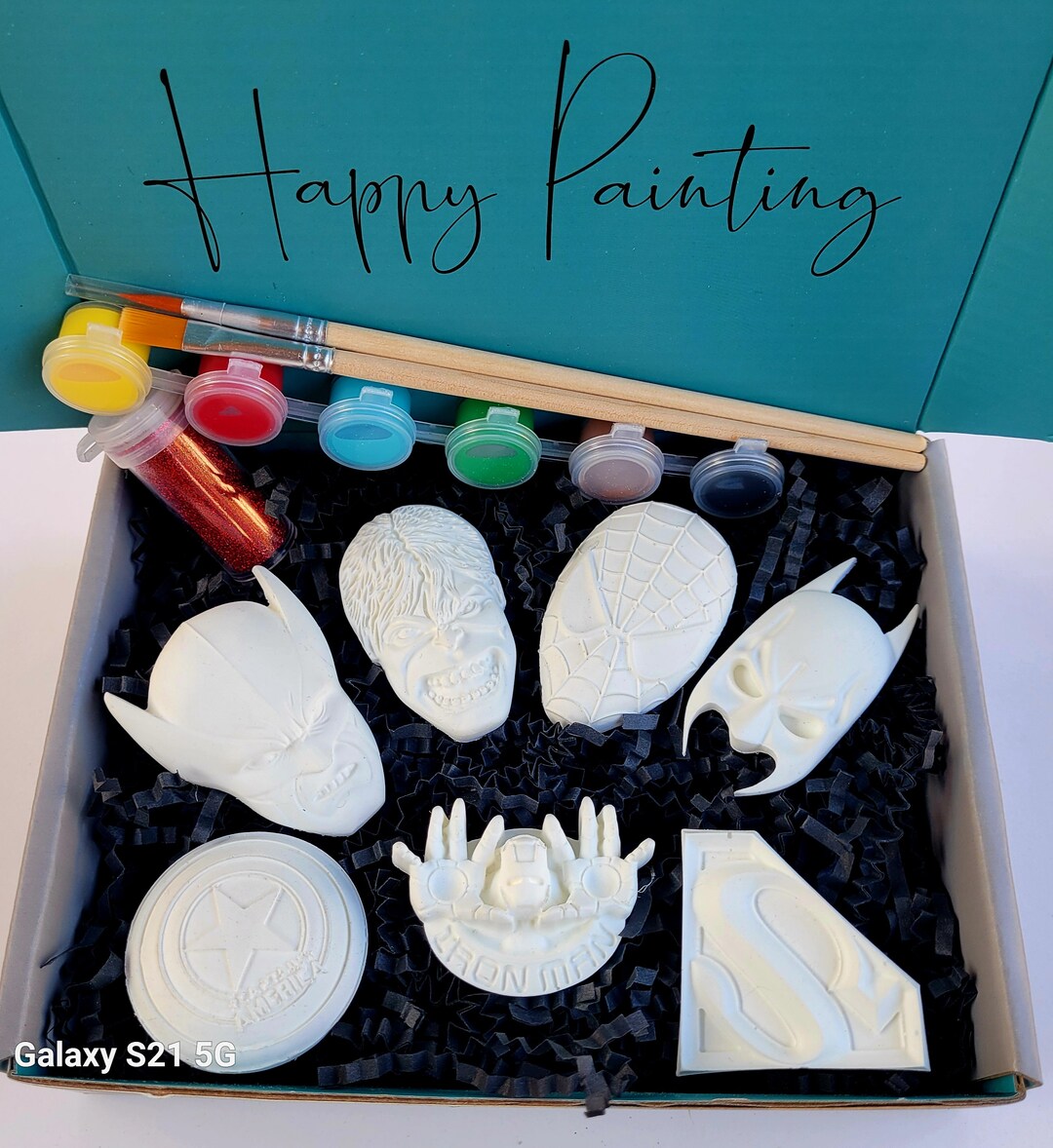 Superhero Painting Kit/superhero Gift Idea/superhero Party/gift for ...