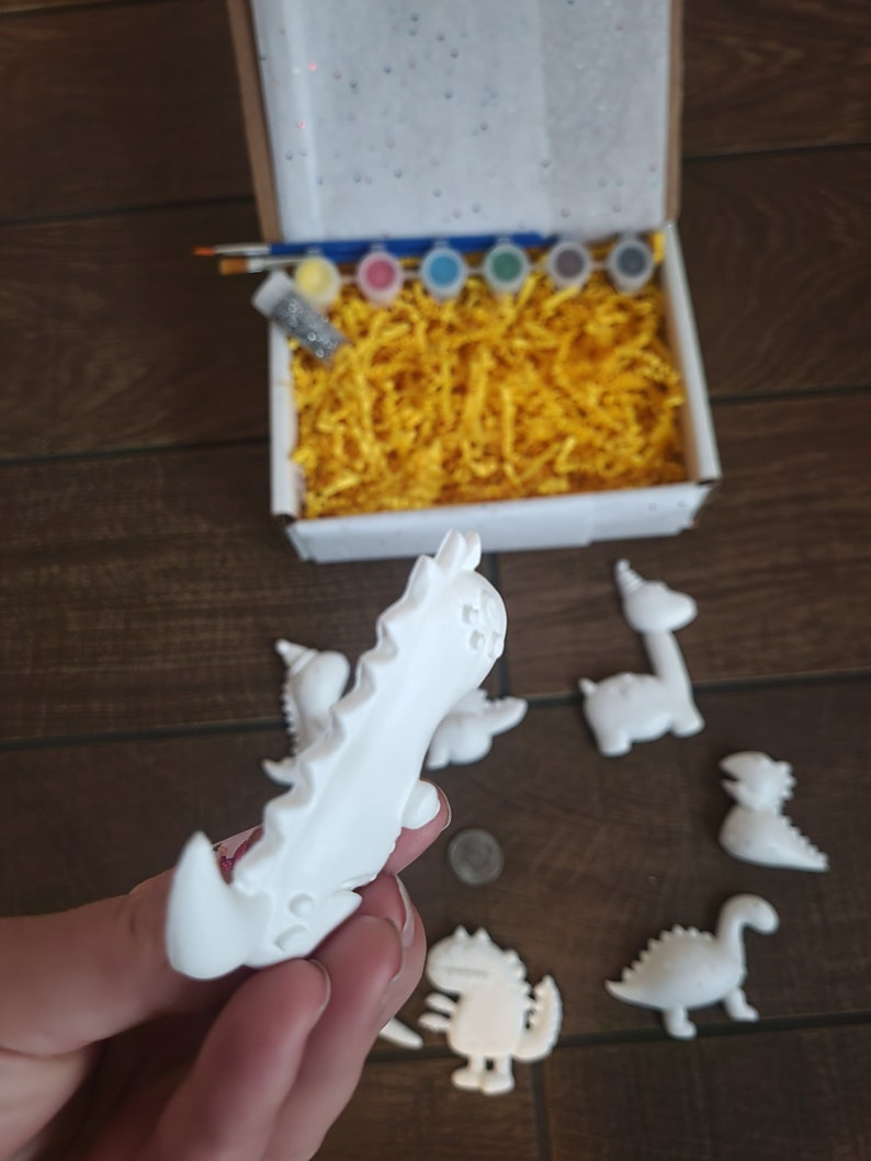 Dinosaur Painting Kit/dinosaur Gift Idea/diy Paint Set/diy Dinosaur ...