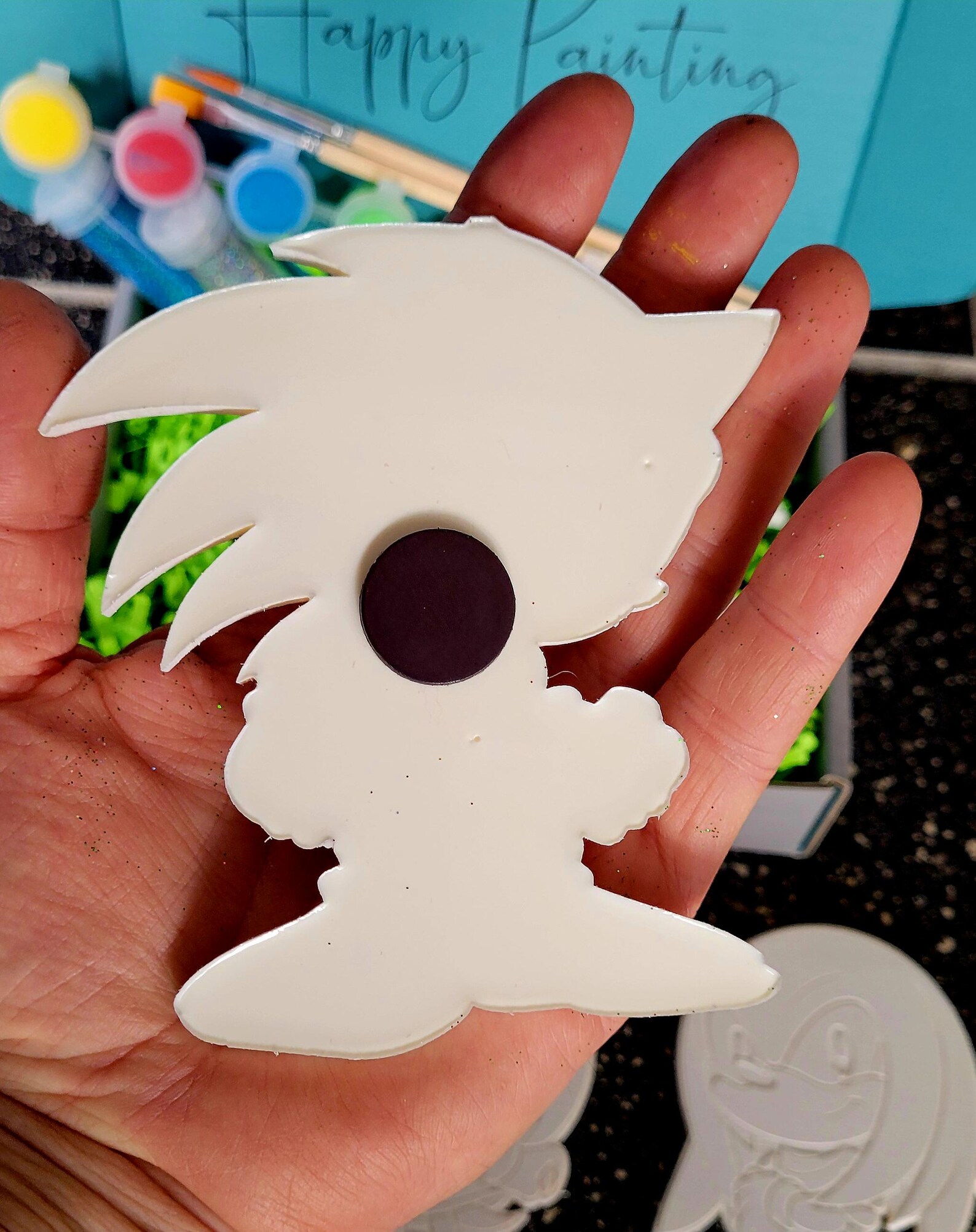 Sonic Painting Kit: DIY Resin Magnet Set - Gamer Party Favor - Etsy